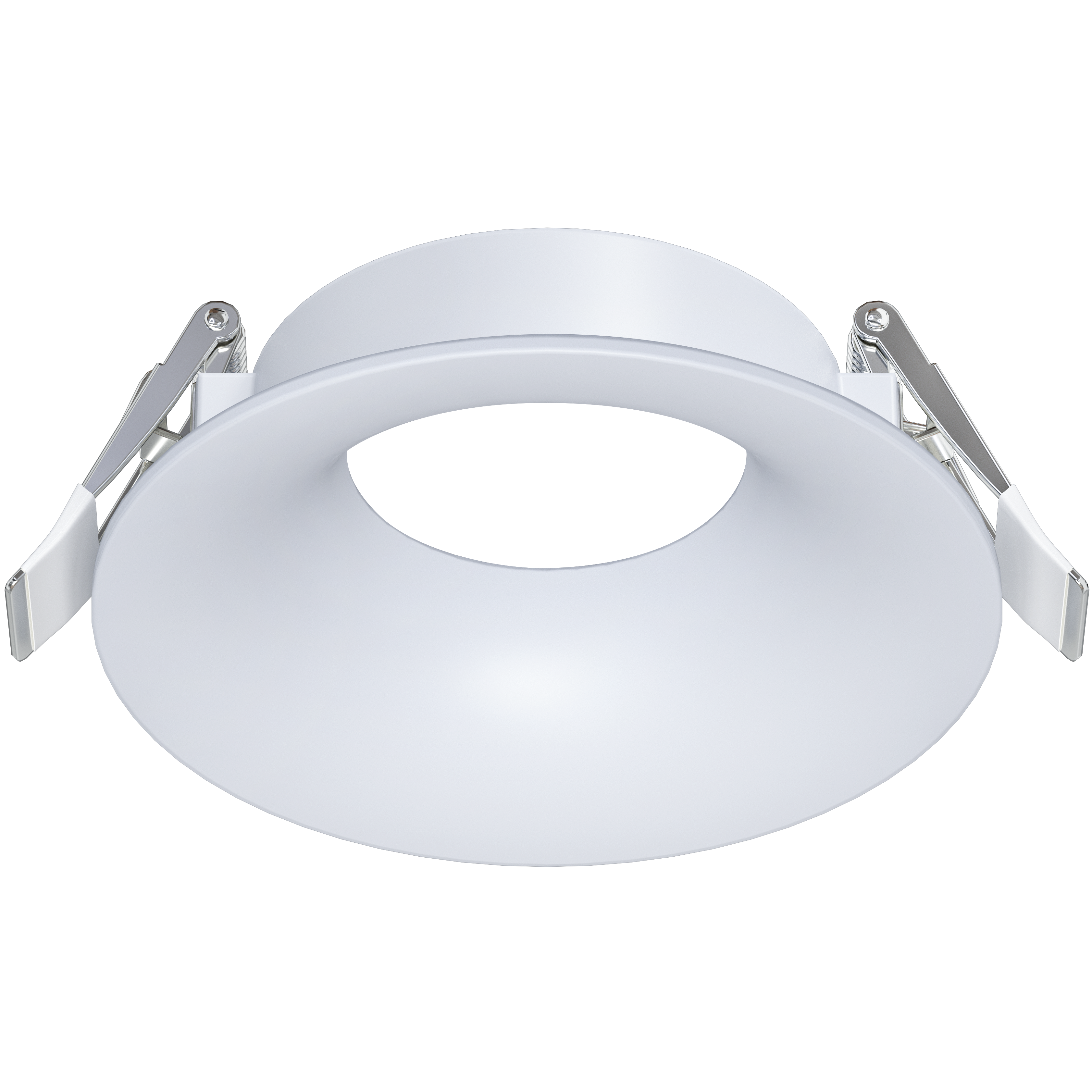 3.5 Inch White Round Wave Trim – Goodlite