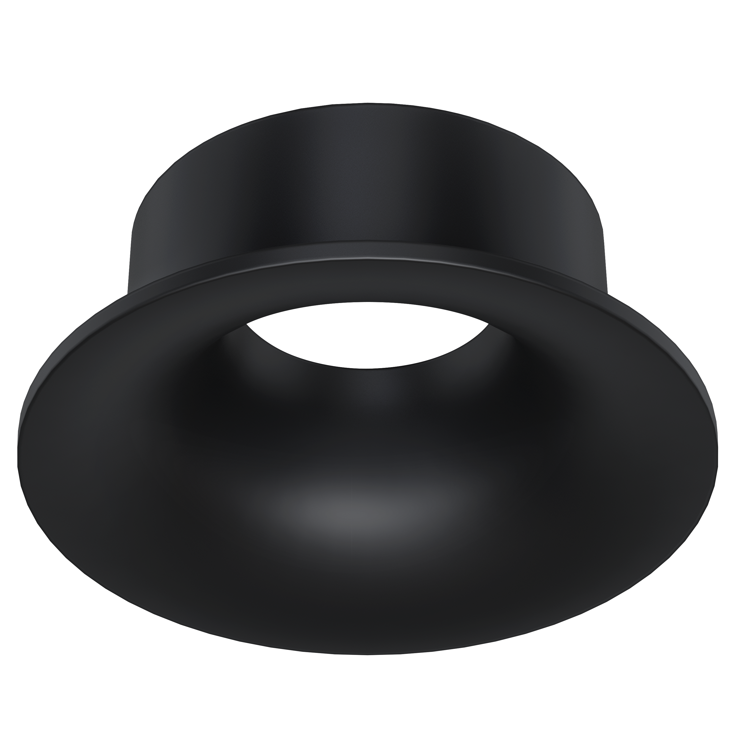 2 Inch Black Round Wave Trim – Goodlite