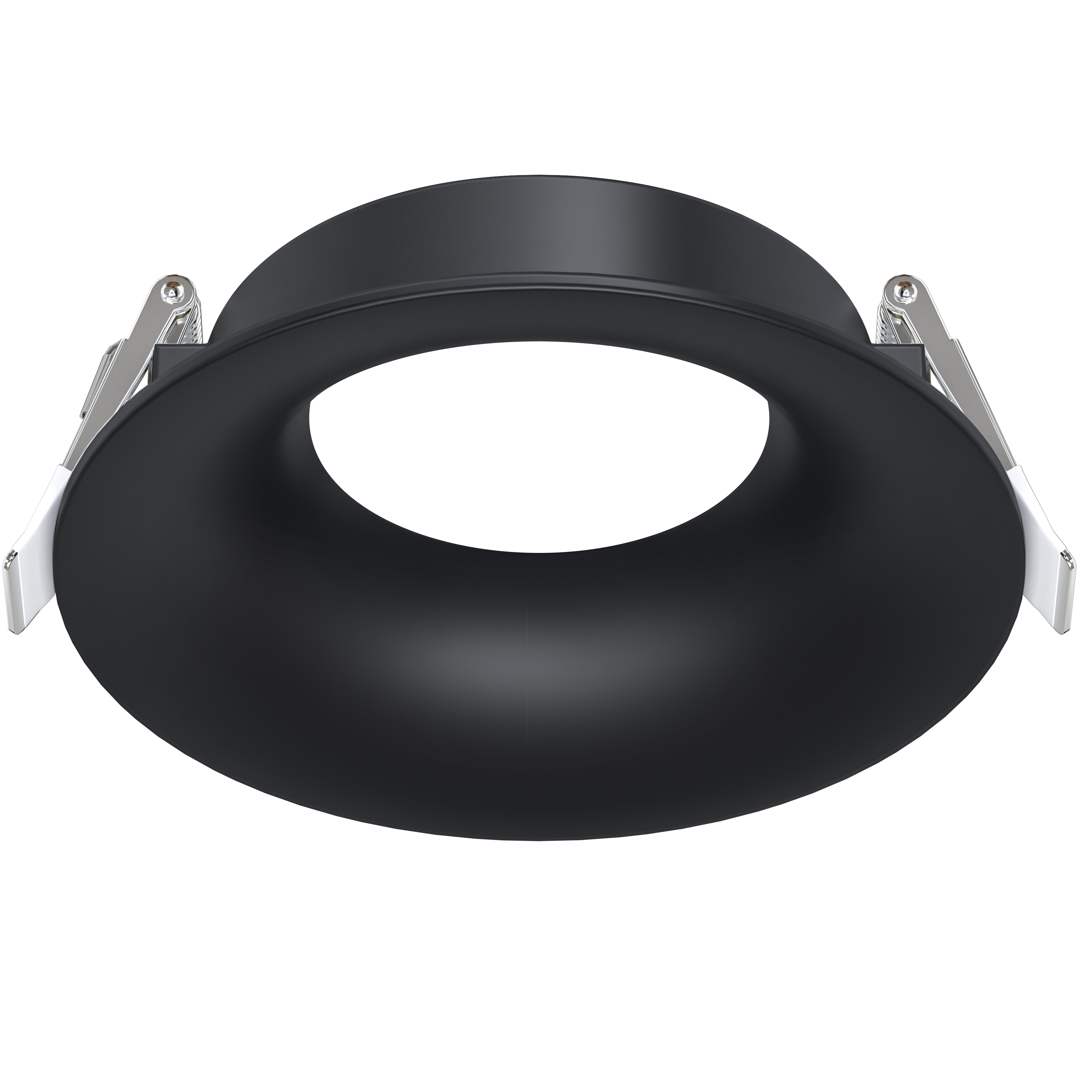 4 Inch Black Round Wave Trim – Goodlite